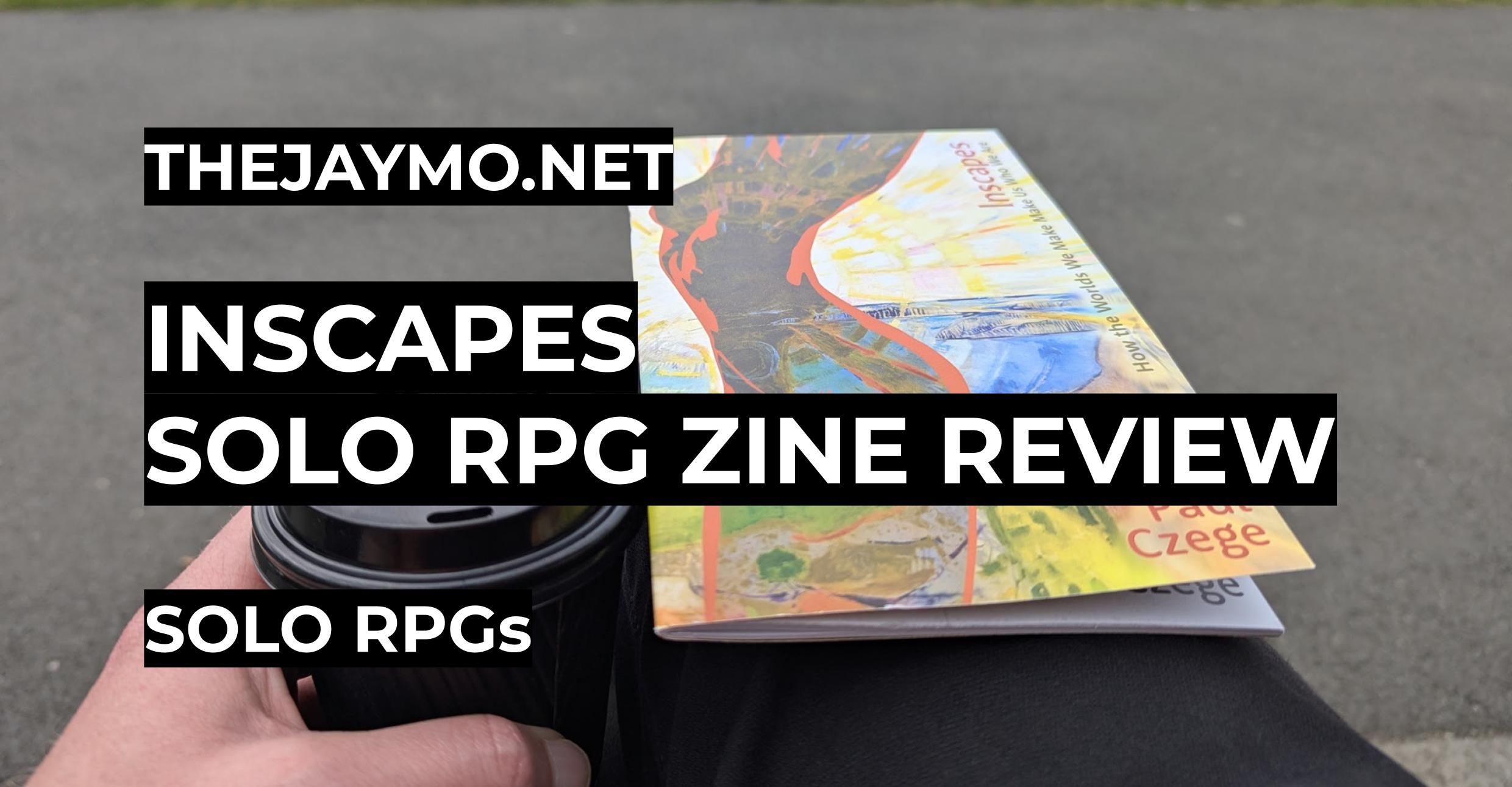 📃 Inscapes | Solo RPG Zine Review - thejaymo